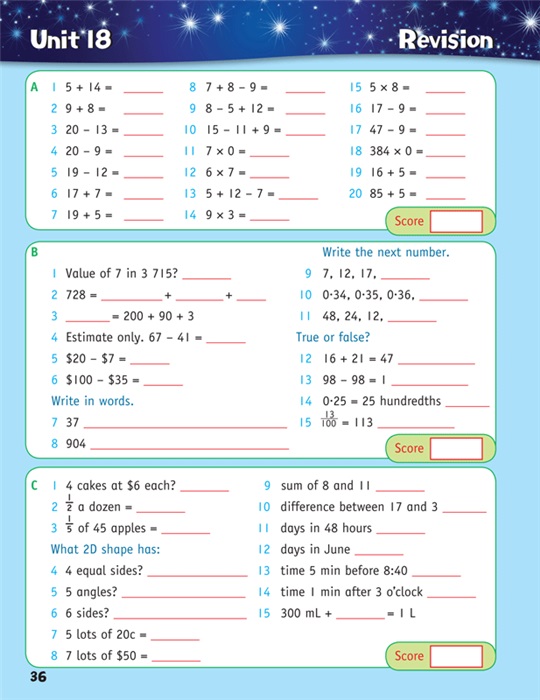 Targeting Mental Maths Year 3, Australian Curriculum Edition by Garda ...