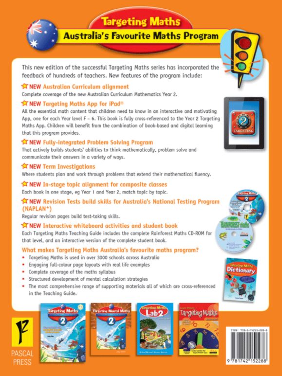 Targeting Maths ACE Year 2 Teaching Guide, Includes 2 CD-Roms by Pascal ...