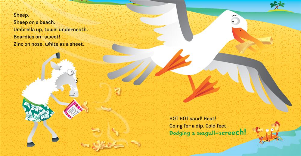 Sheep on a Beach by P. Crumble | 9781742833217 | Booktopia