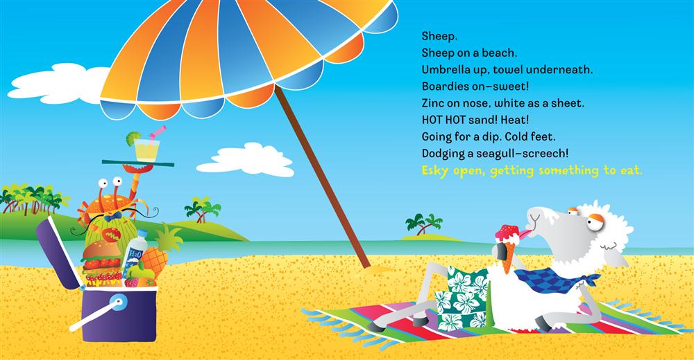 Sheep on a Beach by P. Crumble | 9781742833217 | Booktopia