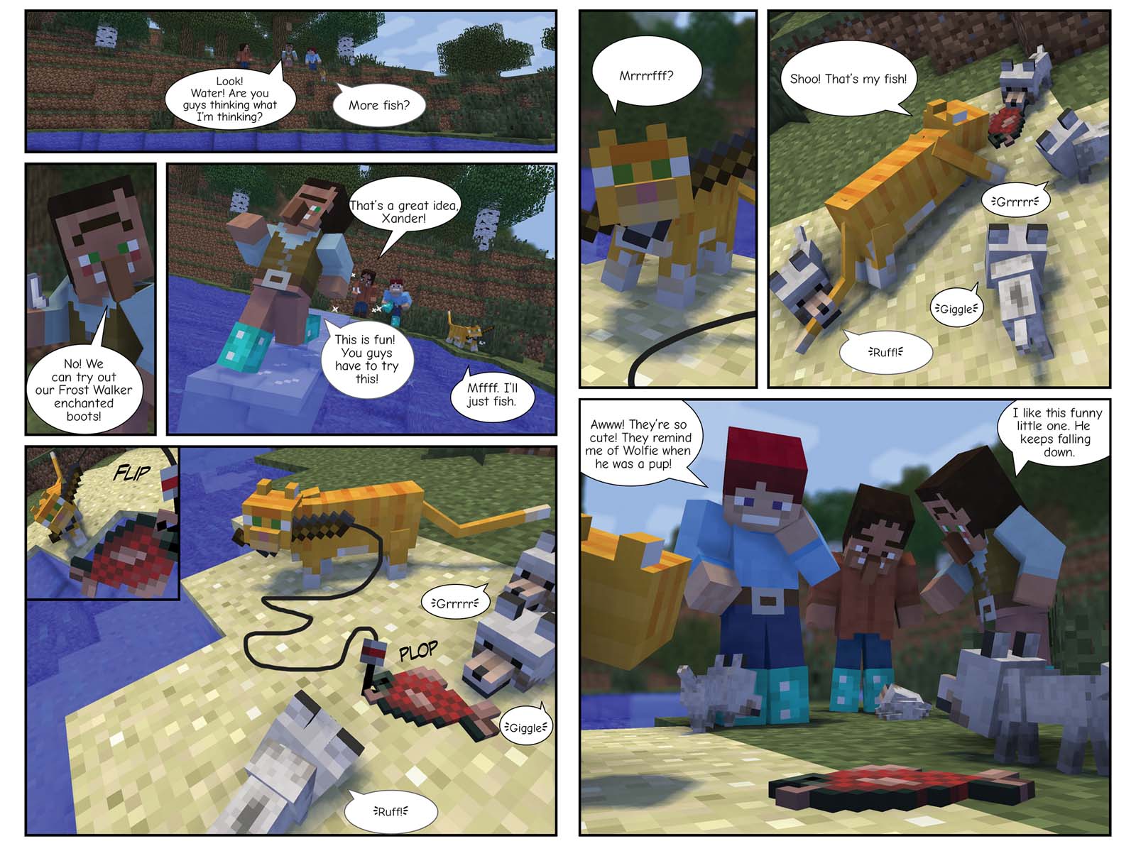 Funny Minecraft Comic Strips
