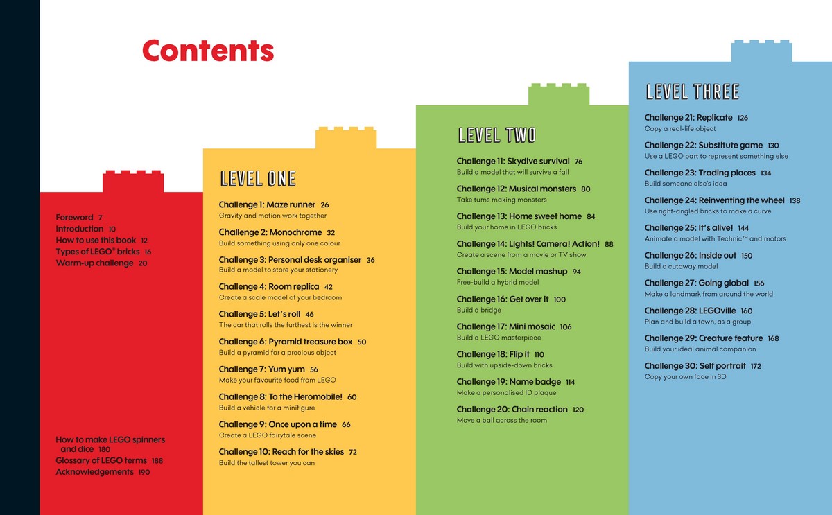 Brickman's Family Challenge Book, 30 Amazing Lego Brick Challenges For ...