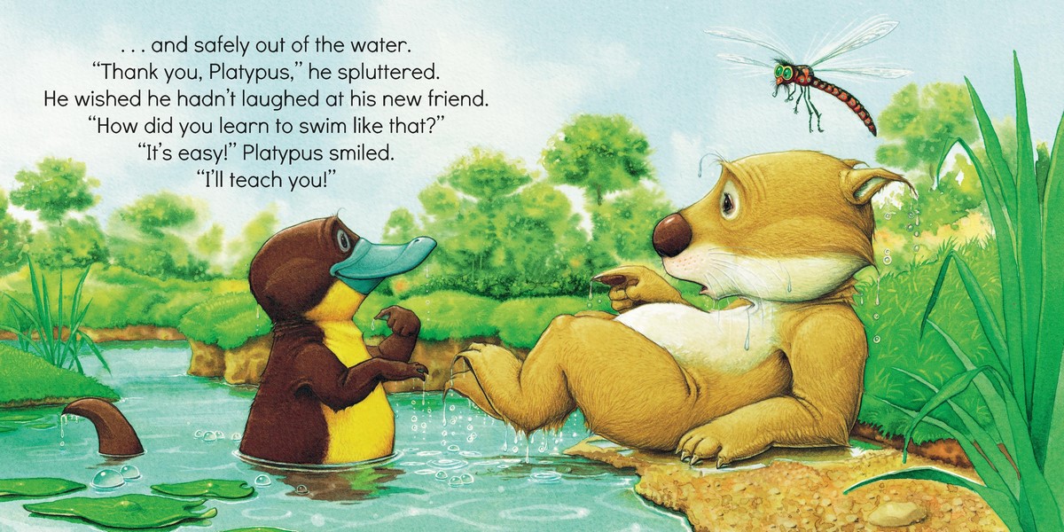 Swim, Little Wombat, Swim! by Charles Fuge | Little Wombat ...