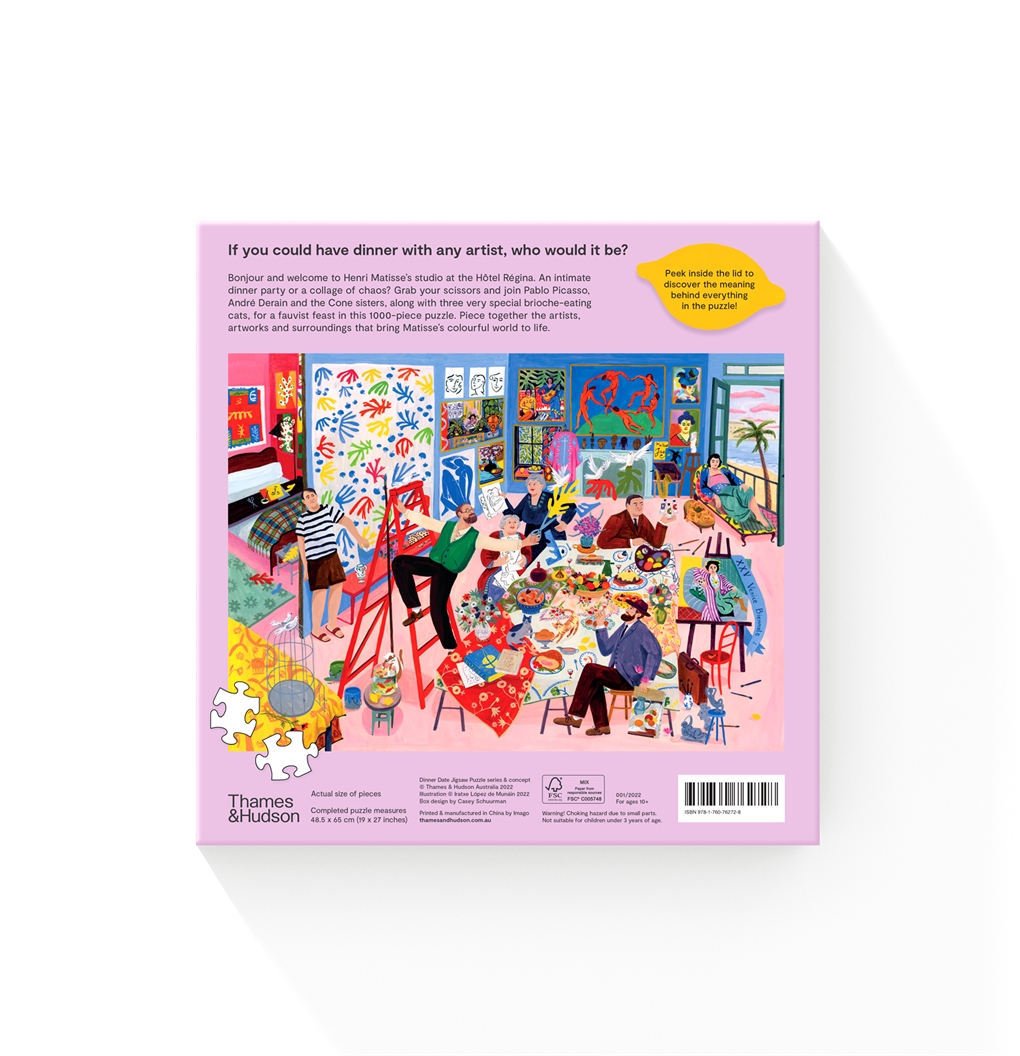 Dinner with Matisse - Puzzle, A 1000-Piece Dinner Date Jigsaw Puzzle by ...