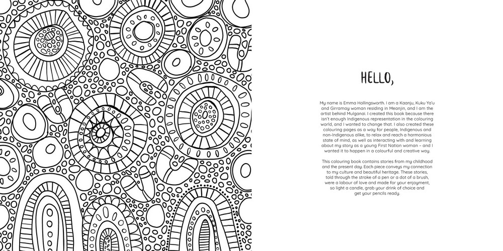 Mulganai, A First Nations Colouring Book by Emma Hollingsworth ...