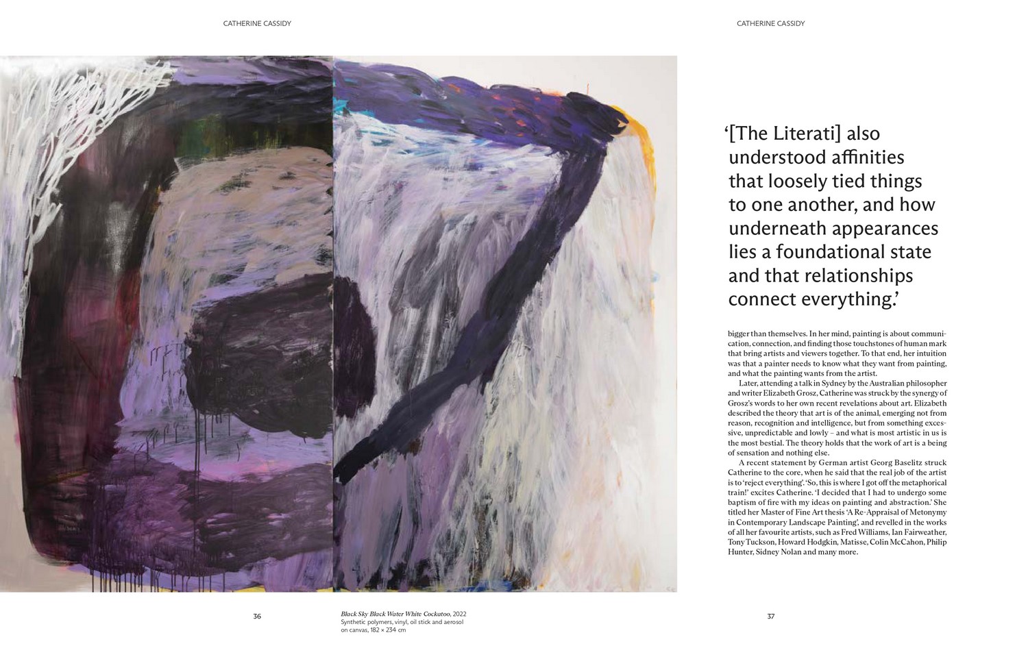 Australian Abstract, Contemporary abstract painting by Amber Creswell ...