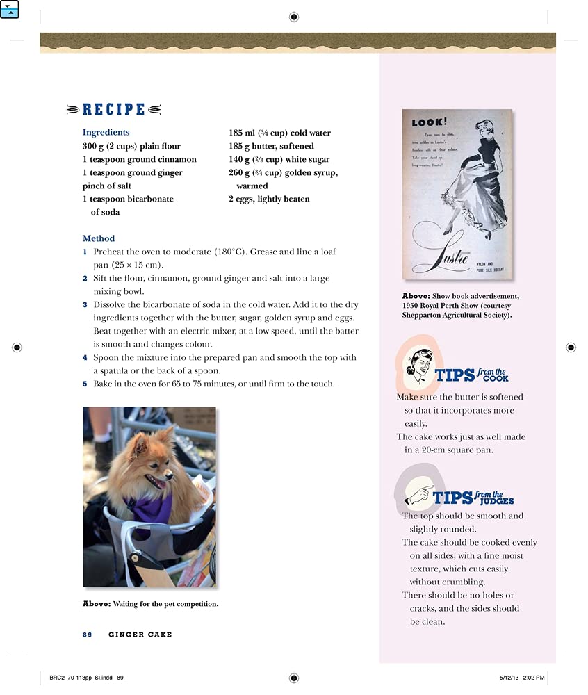 The Australian Blue Ribbon Cookbook, Stories, recipes and secret tips ...