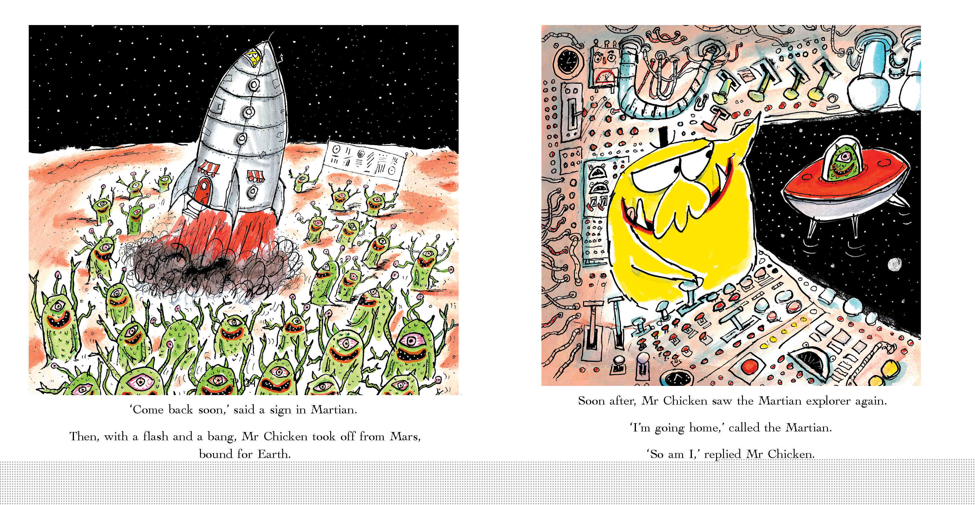 Mr Chicken Goes to Mars by Leigh Hobbs | 9781760878276 | Booktopia