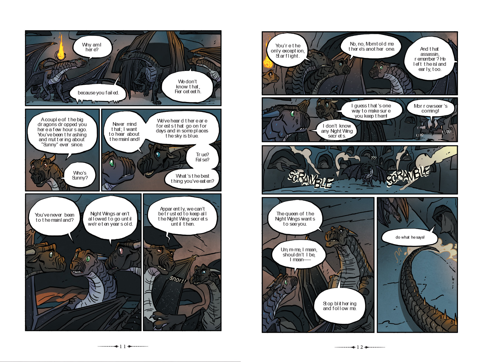 The Dark Secret, Wings of Fire - The Graphic Novel : Book 4 by Tui,T ...