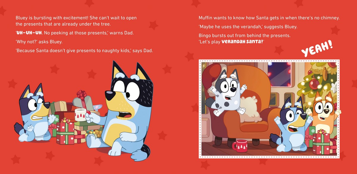 Bluey: Verandah Santa by Bluey | A Christmas Book | 9781761040610 ...