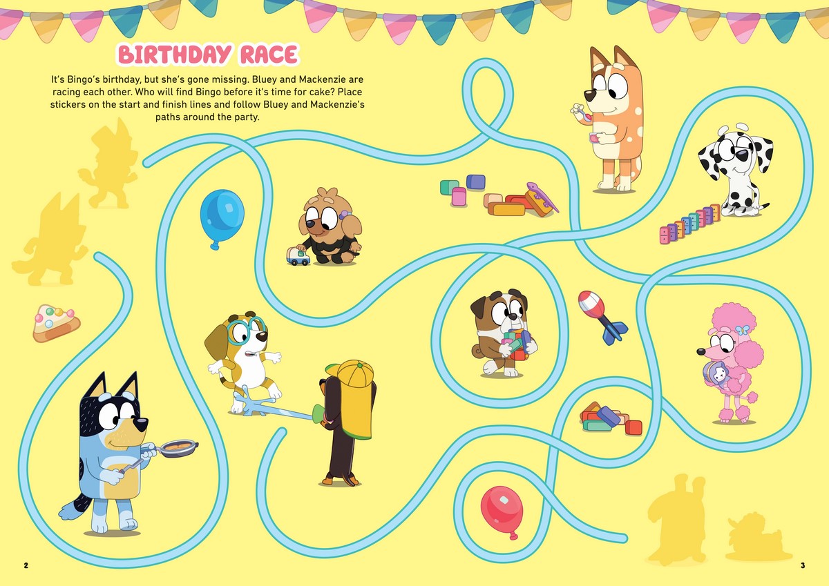 Bluey: Bluey and Friends, A Sticker Activity Book by Bluey ...