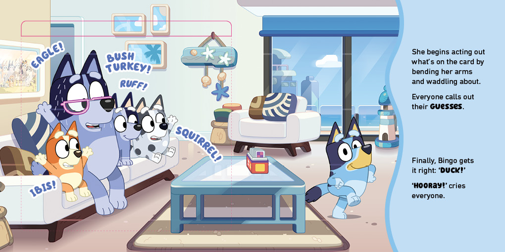 Bluey Trouble Rules Printable