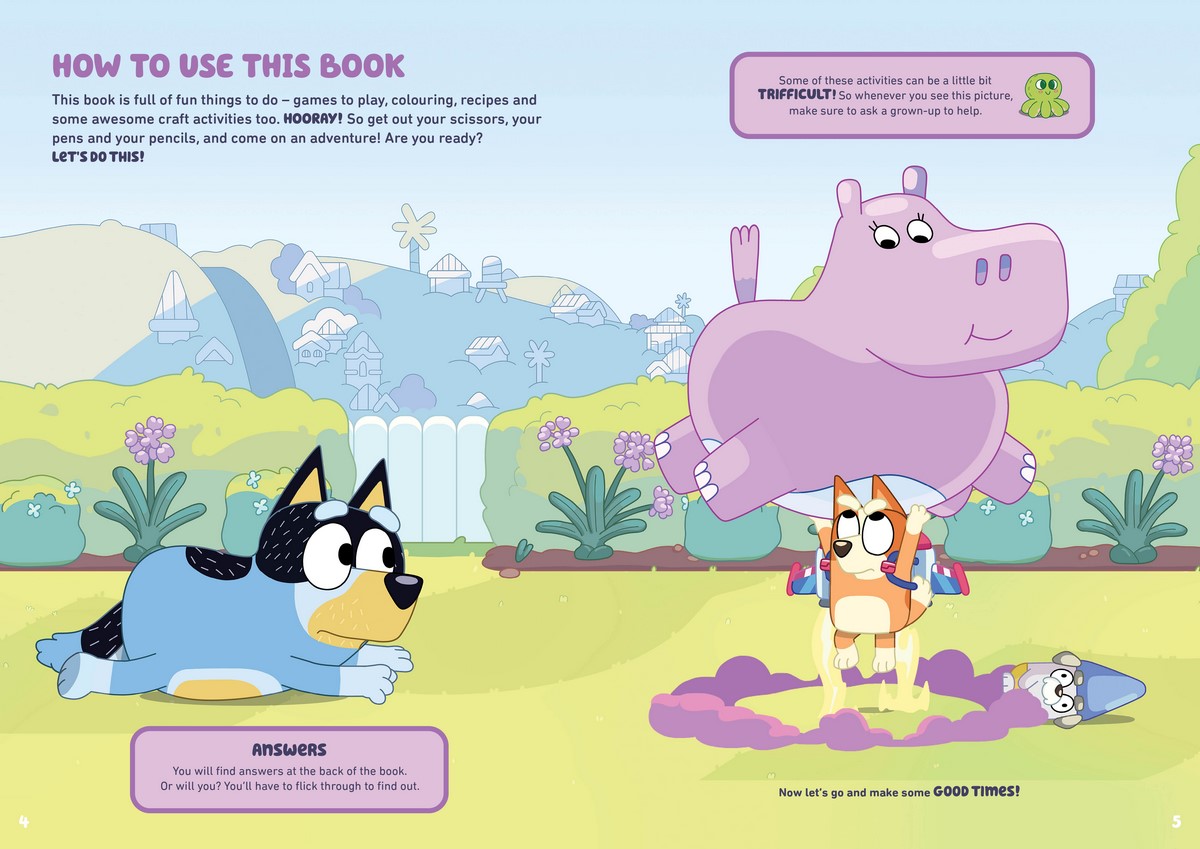 Bluey: Big Book of Games, An Activity Book by Bluey | 9781761041211 ...