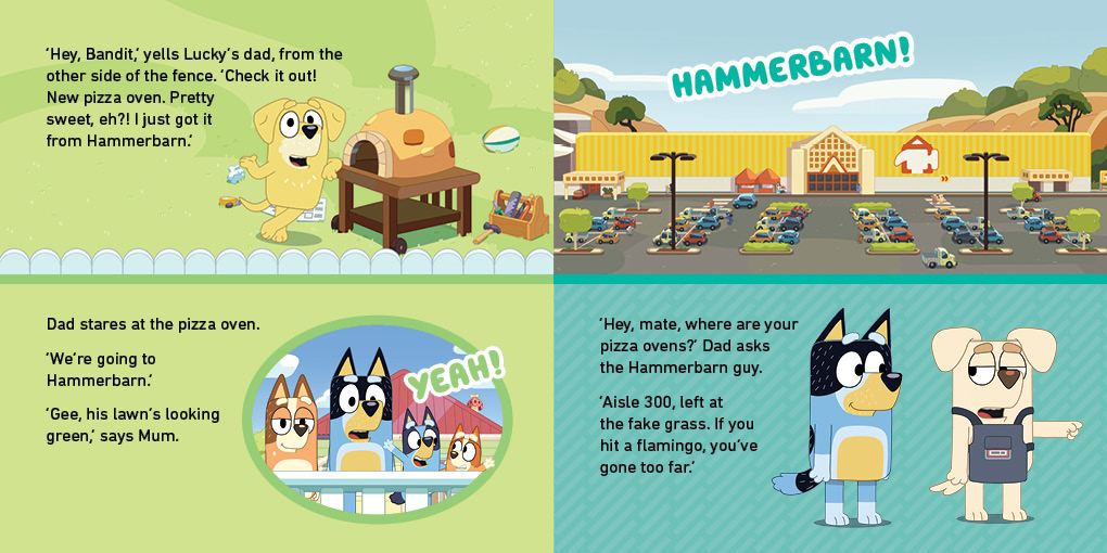 Bluey: Hammerbarn 8x8, A Board Book by Bluey | 9781761044946 | Booktopia