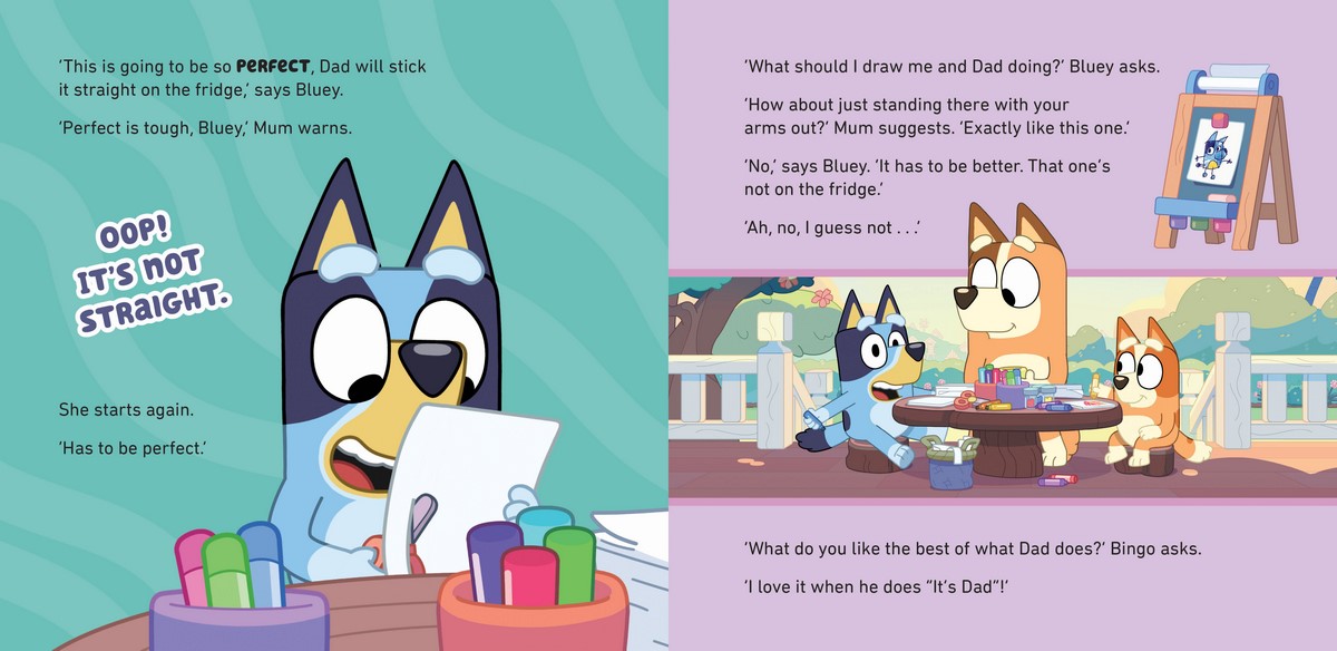 Bluey: Perfect, Includes a Wipe-clean Card for Drawing by Bluey ...
