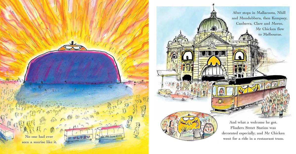 Mr Chicken All Over Australia, Volume 4 by Leigh Hobbs | 9781761066948 ...