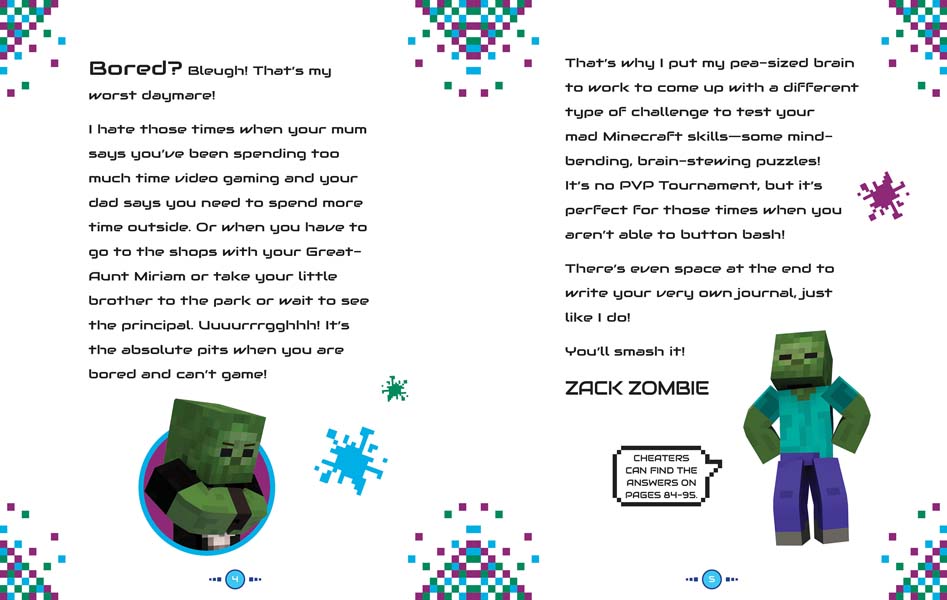 Brain-Busting Journal (Diary of a Minecraft Zombie), Diary of a ...