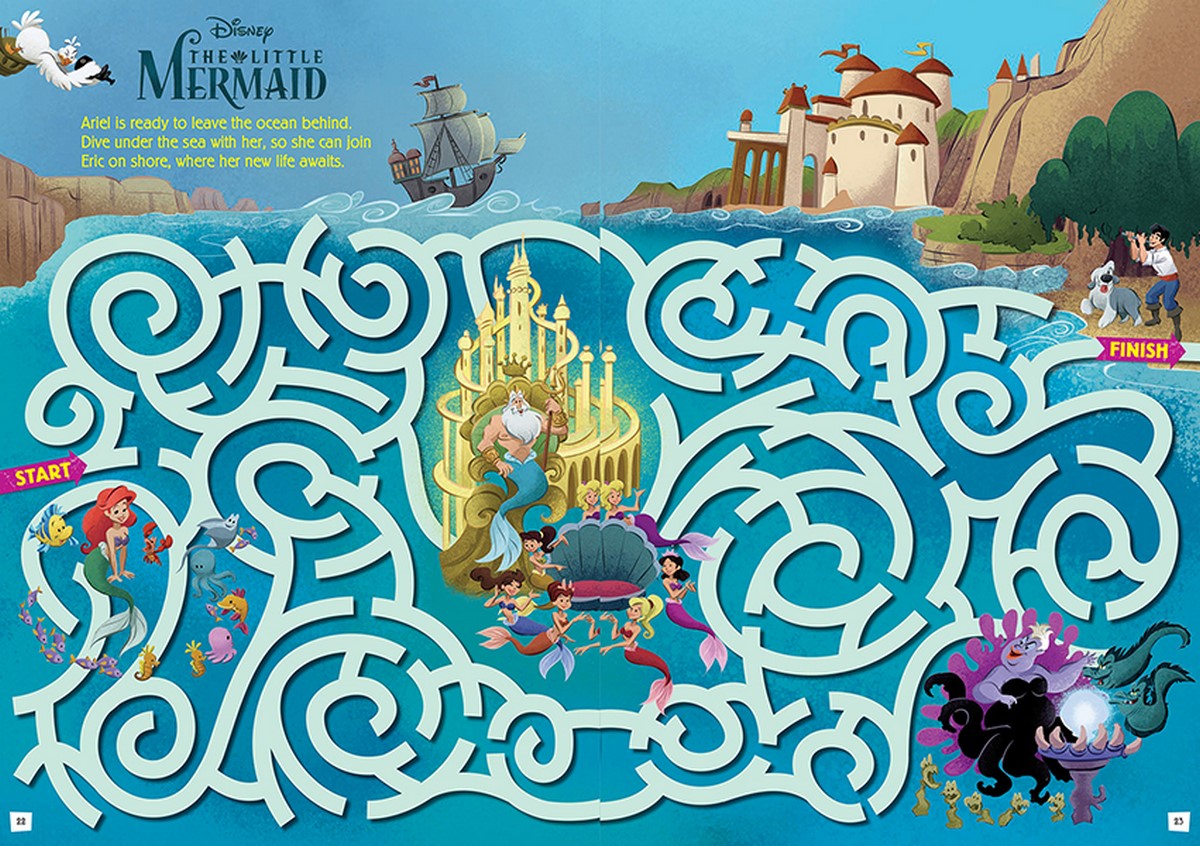 40 Fantastic Mazes (Disney: Deluxe Edition), Disney | 9781761201158 ...