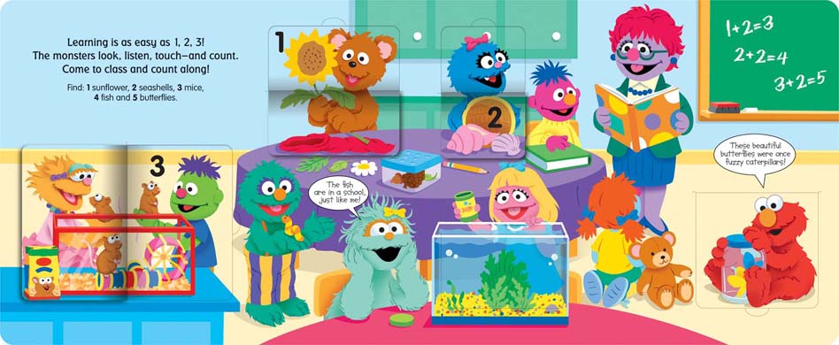 Elmo Goes to School! (Sesame Street: Lift-the-Flap), Sesame Street ...