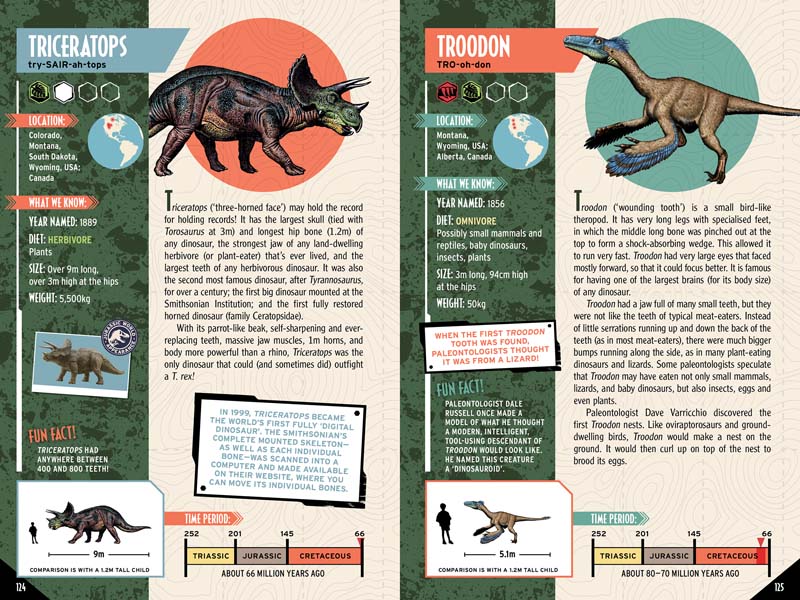 Jurassic World, Dinosaur Field Guide (Universal) | 9781761209871 ...