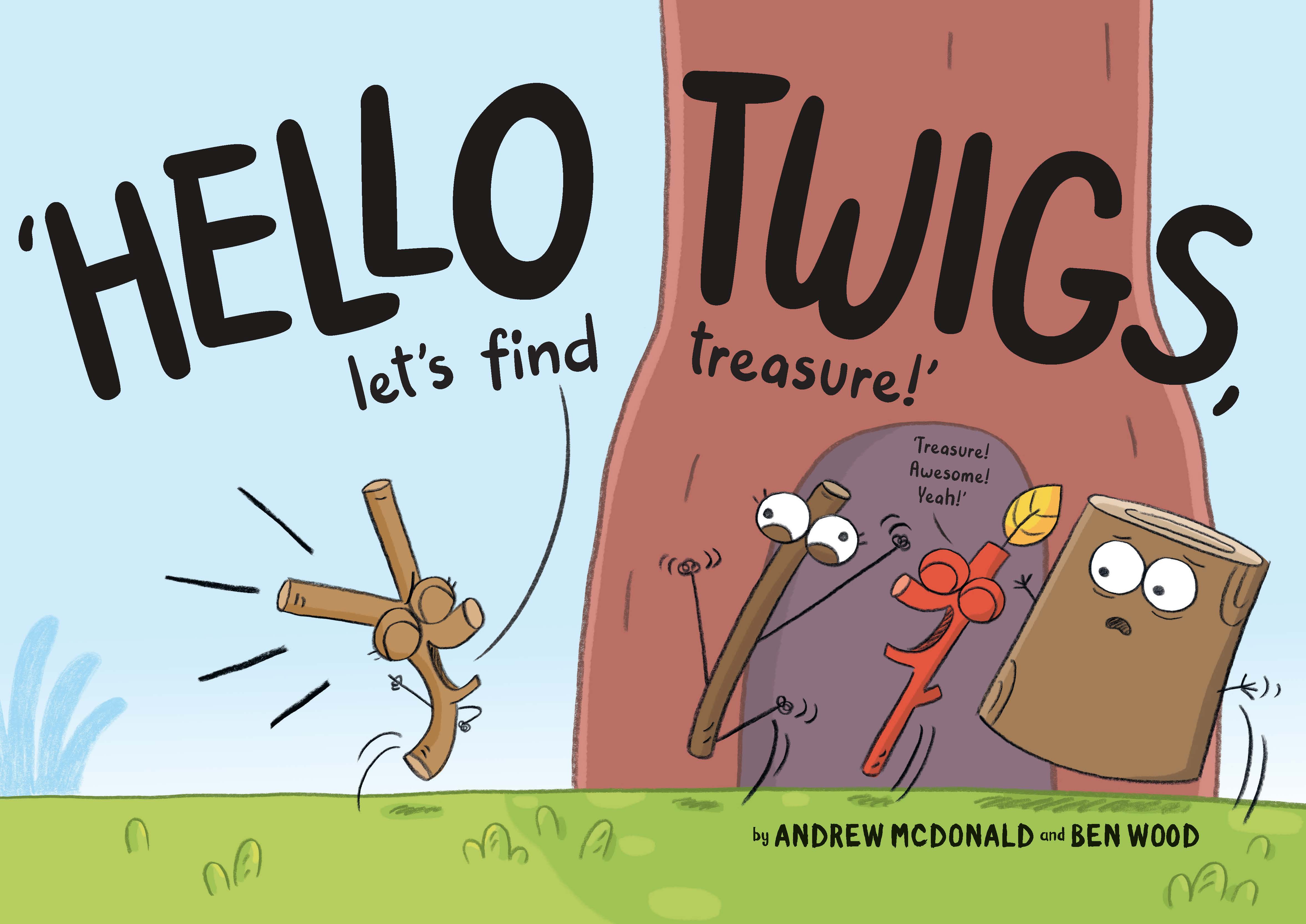Hello Twigs, Let's Find Treasure, An adventurous graphic novel you can read aloud! by Andrew ...