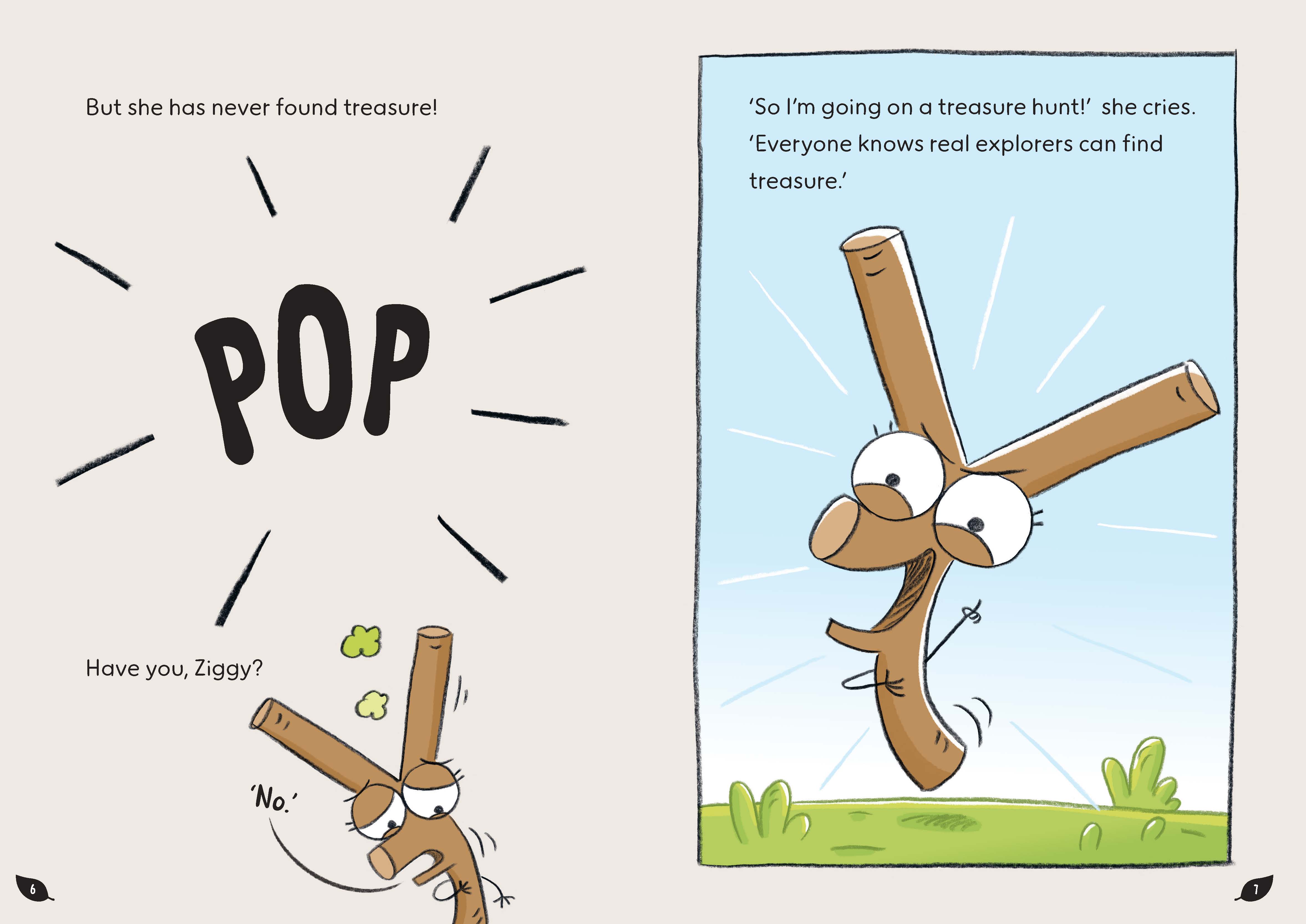 Hello Twigs, Let's Find Treasure, An adventurous graphic novel you can ...