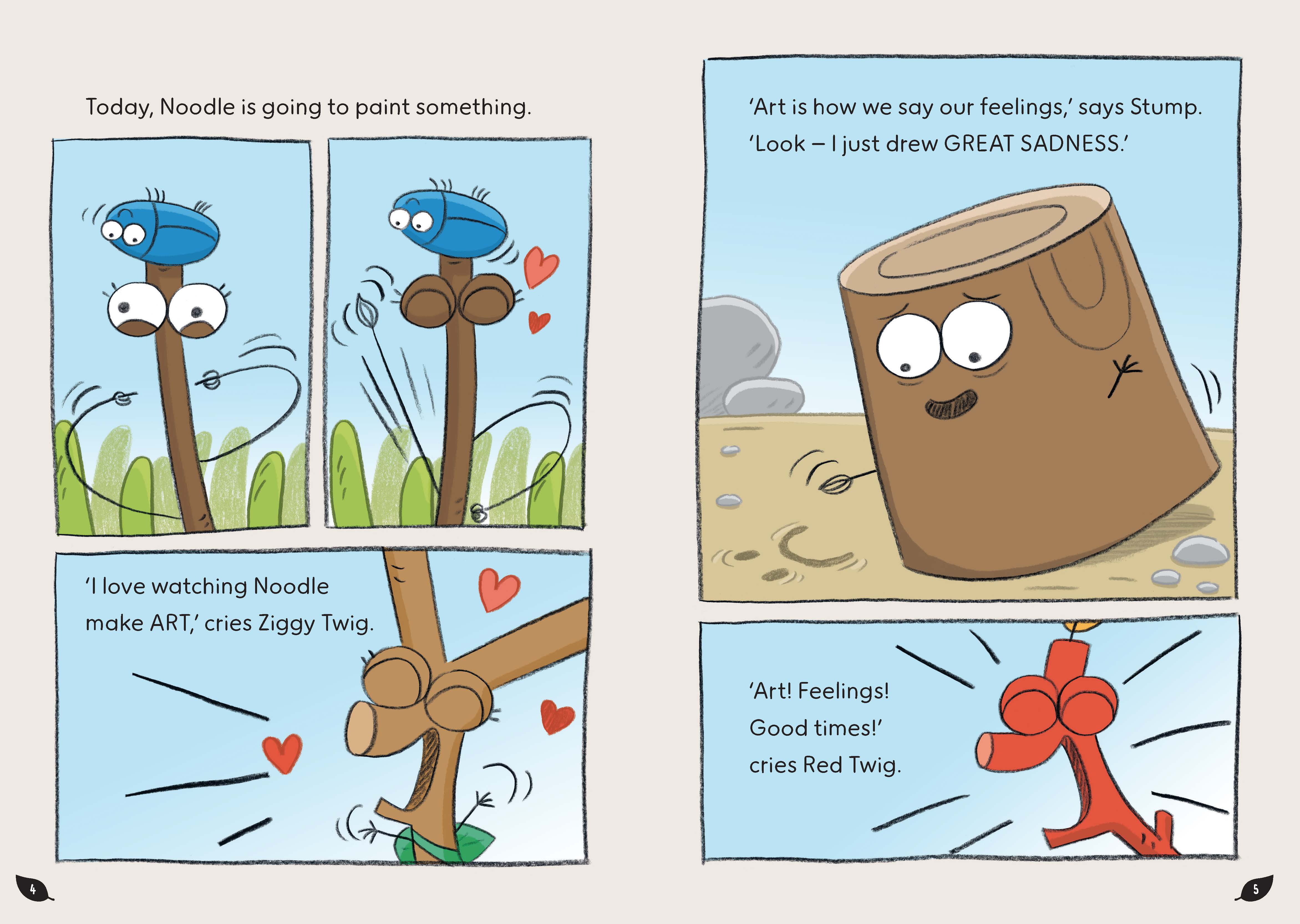 Hello Twigs, Time to Paint, A hilarious graphic novel you can read ...