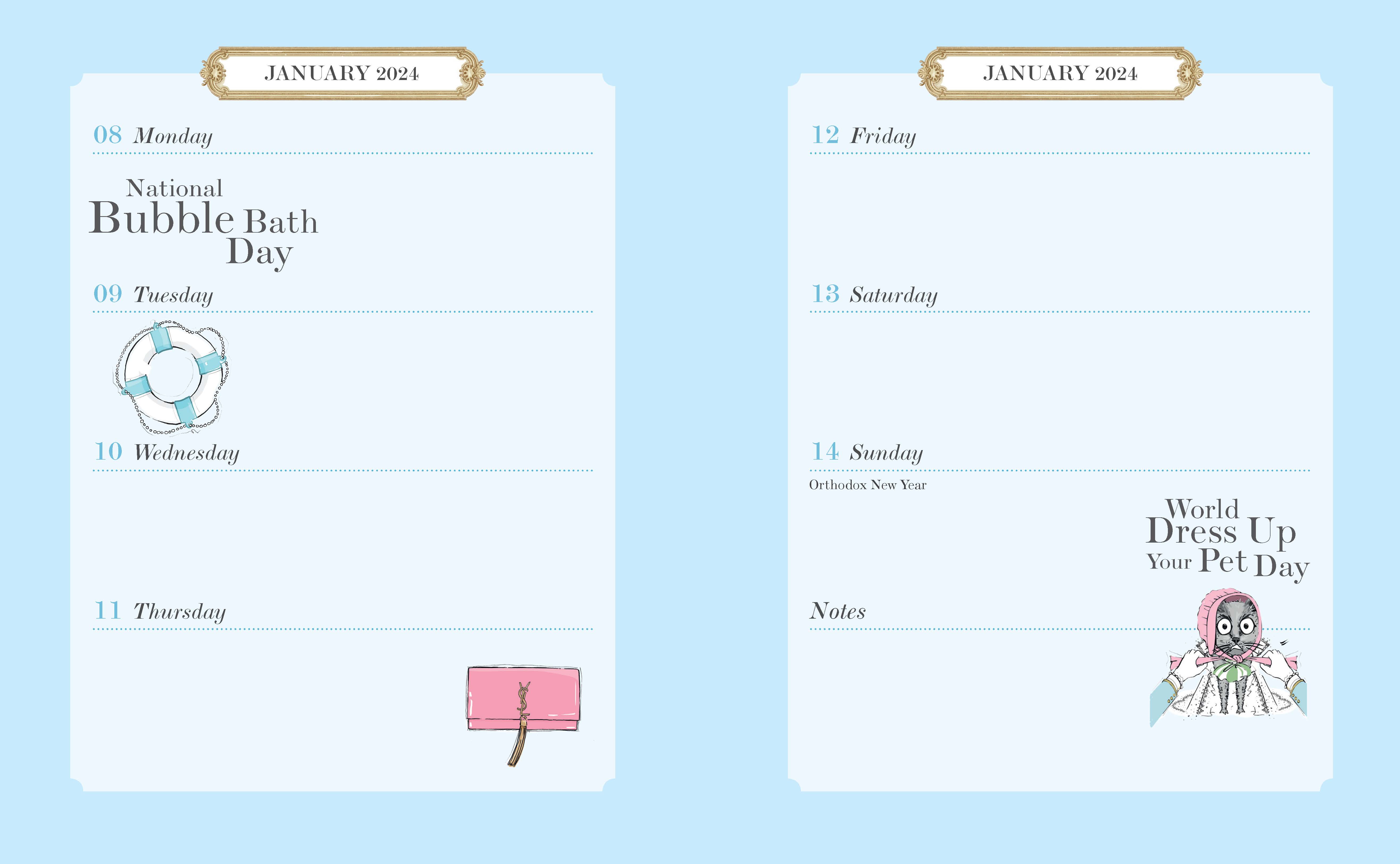 Claris, The Chicest 2024 Diary by Megan Hess | 9781761212710 | Booktopia