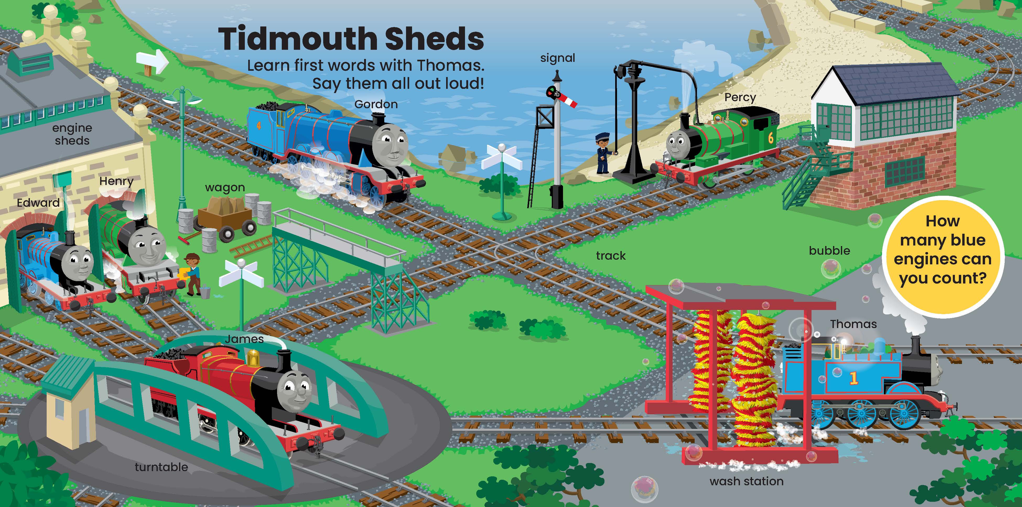 Thomas and Friends, First Words by Thomas & Friends | 9781761213229 ...