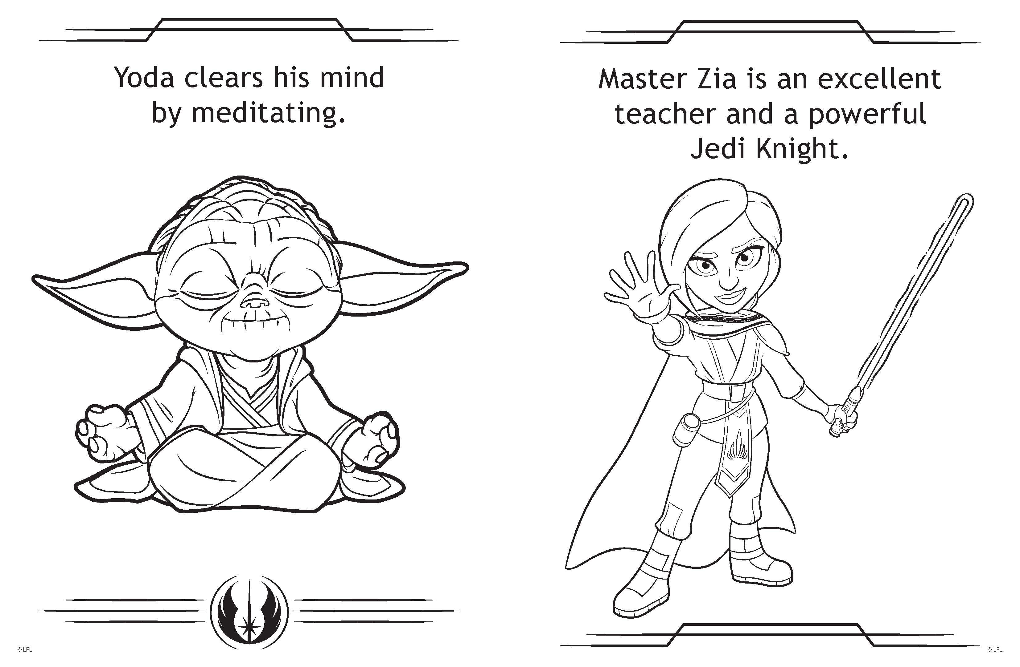 Young Jedi Adventures: My Friends are Jedi by Star Wars | Colouring ...