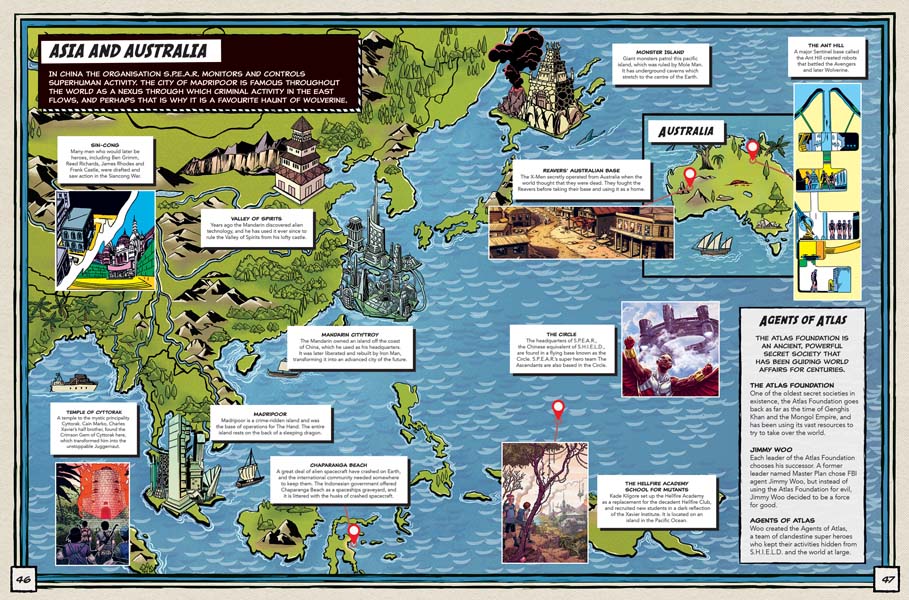 Marvel Universe, An Atlas of Marvel | 9781761291555 | Booktopia