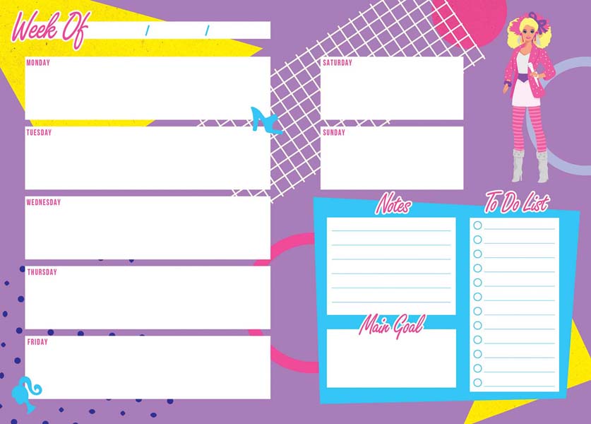Barbie, Weekly Planner (Mattel) | 9781761293986 | Booktopia