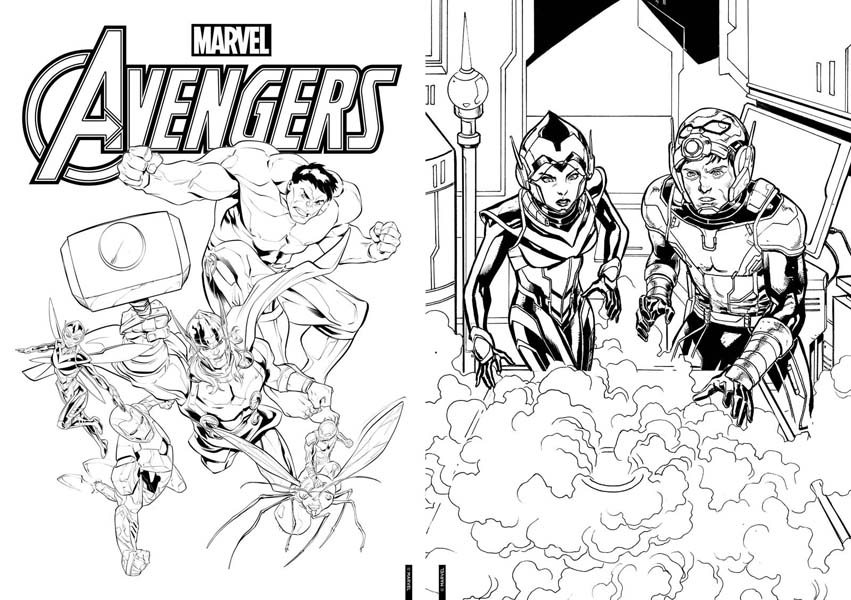 Marvel, Quantum Adult Colouring Book (Featuring Ant-Man and the Wasp ...