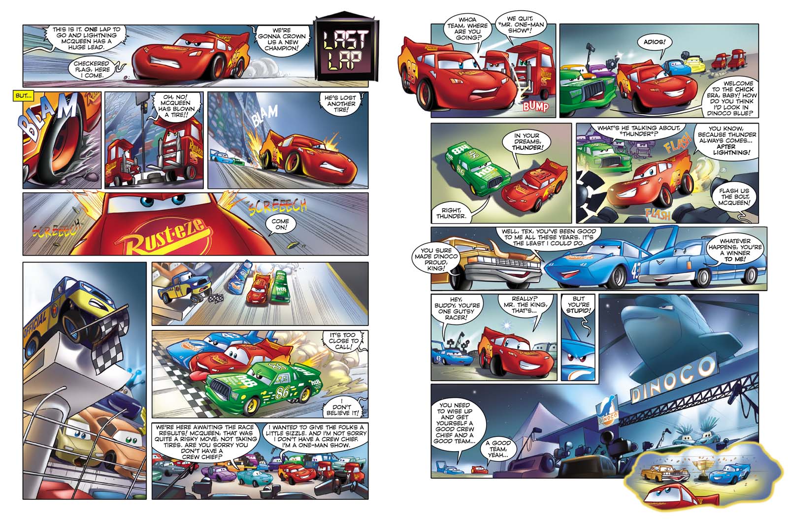 Disney Pixar Comics: Cars (The Graphic Novel) | Disney Cars ...