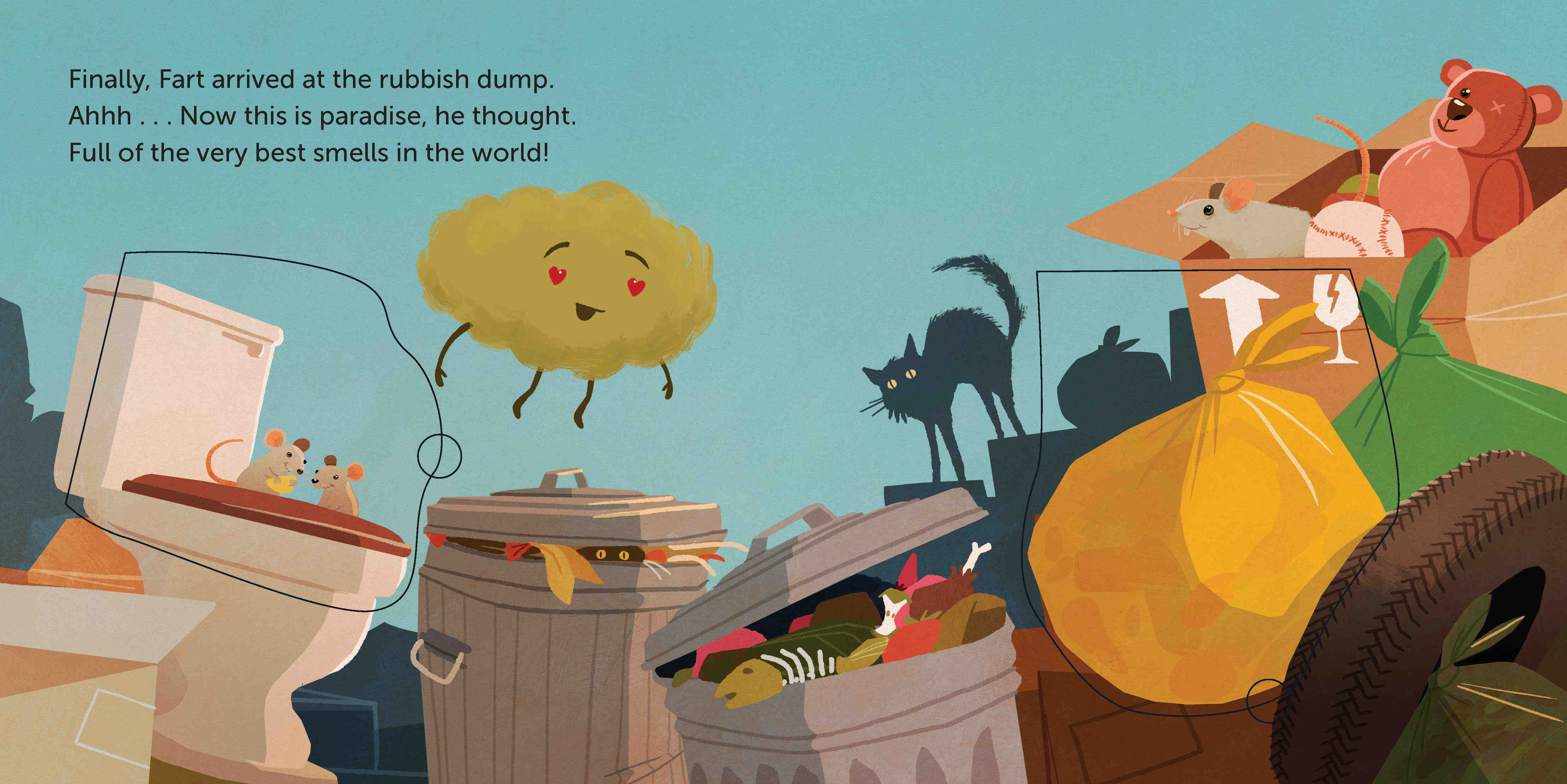 Fart's Favourite Smells, No One Likes a Fart Lift-the-Flap book by Zoë ...