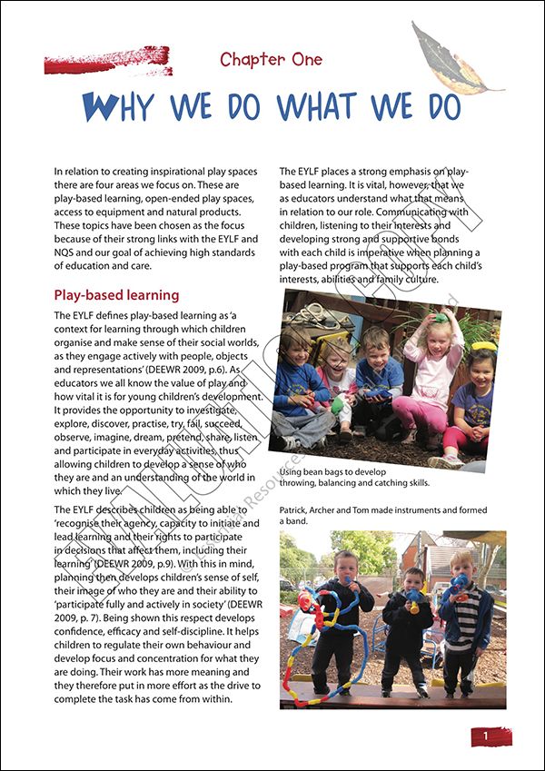 Inspiring Play Spaces, Creating open-ended play spaces in early ...