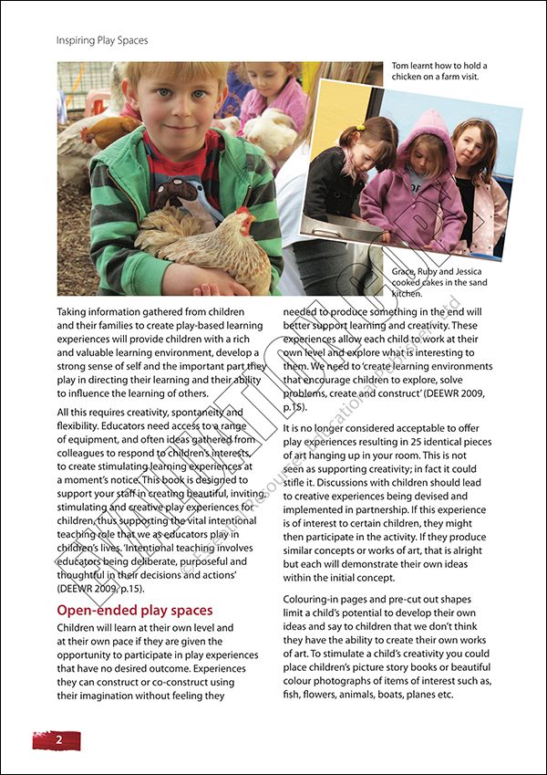 Inspiring Play Spaces, Creating open-ended play spaces in early ...