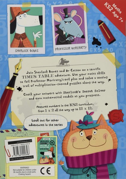 Sherlock Bones and the Time-Tables Adventure, Buster Maths Games by ...