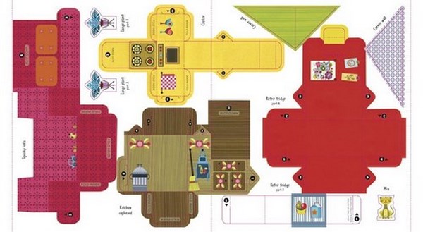 Make Your Own Model: My House, Features more than 40 press-out models ...