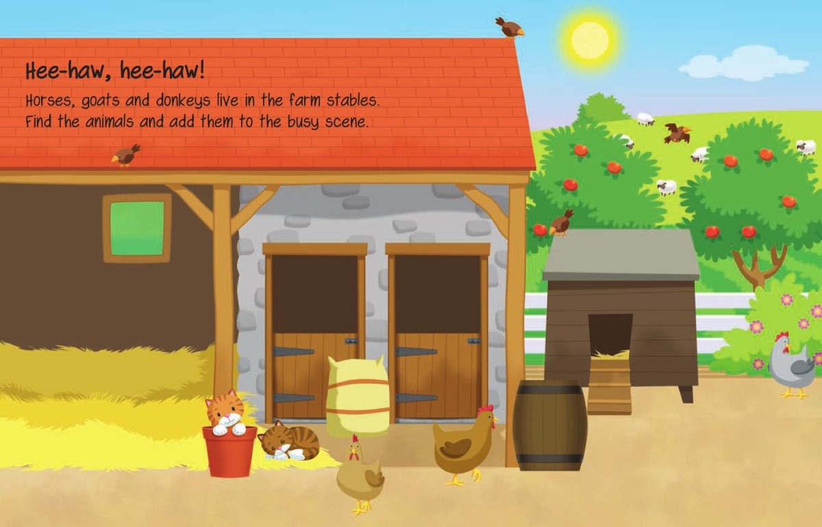On the Farm, My First Sticker Book by Joshua George | 9781784456634 ...