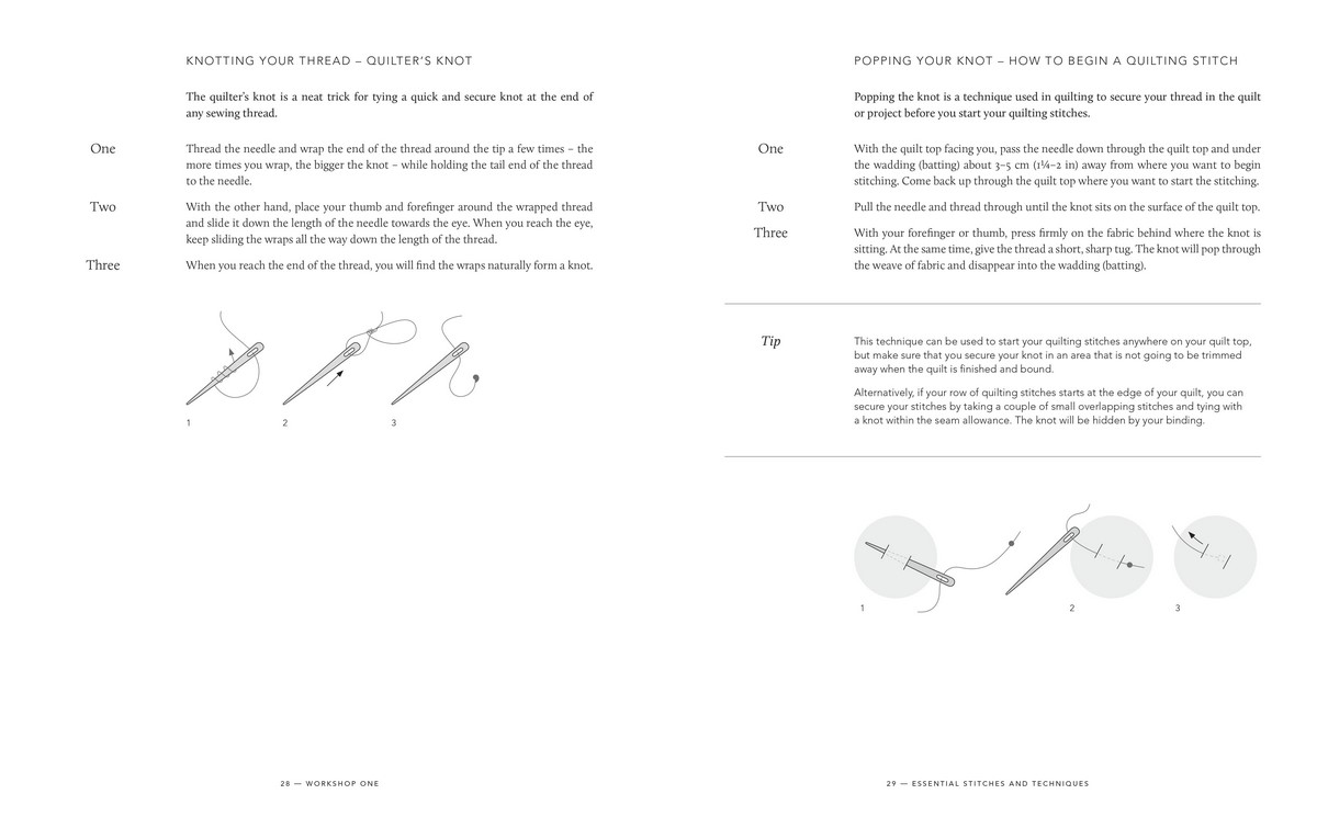 Modern Quilting, A Contemporary Guide to Quilting by Hand by Julius ...