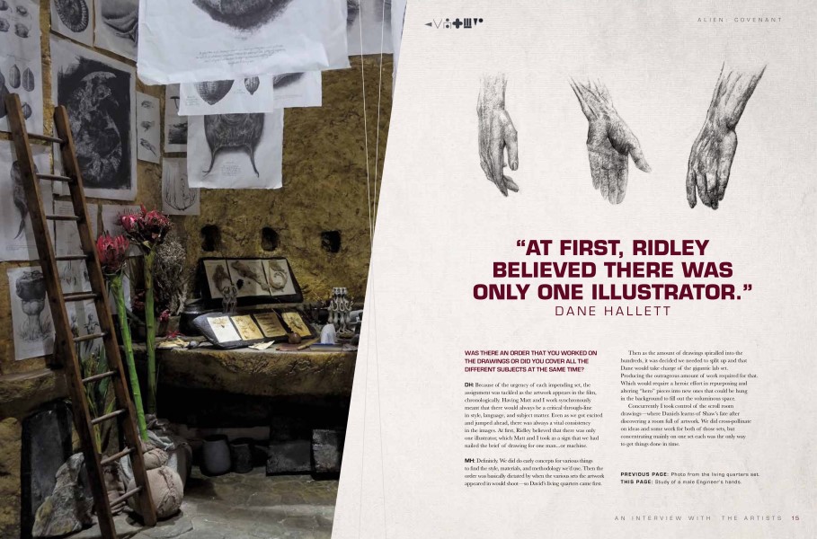 David's Drawings : Alien Covenant, Alien by Dane Hallett ...