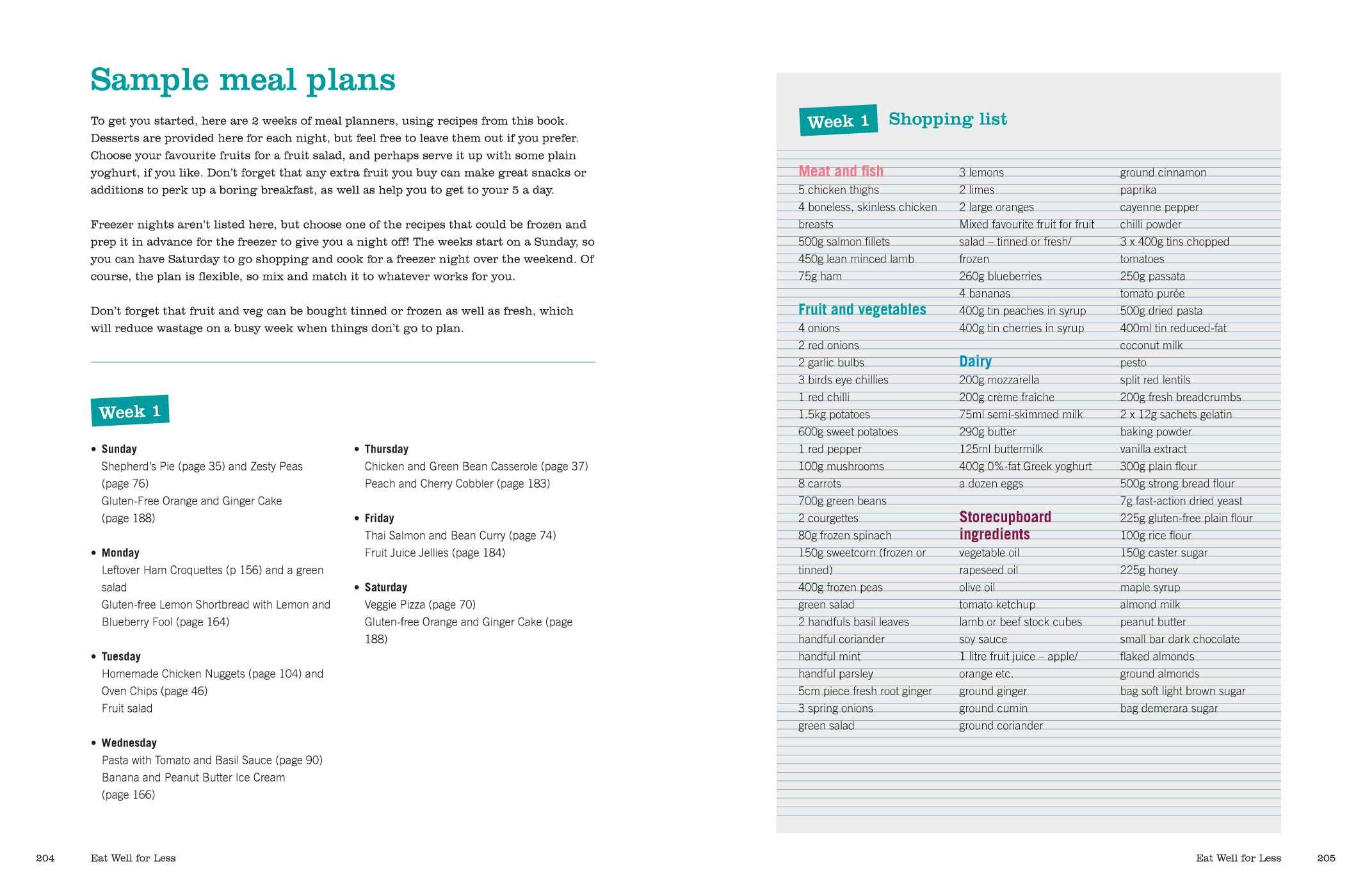 Eat Well for Less, 80 recipes for cost-effective and healthy family ...