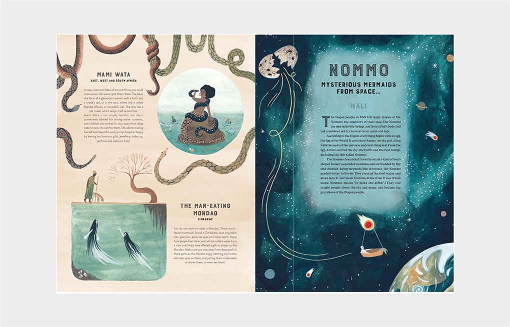 The Mermaid Atlas, Merfolk of the World by Anna Claybourne ...