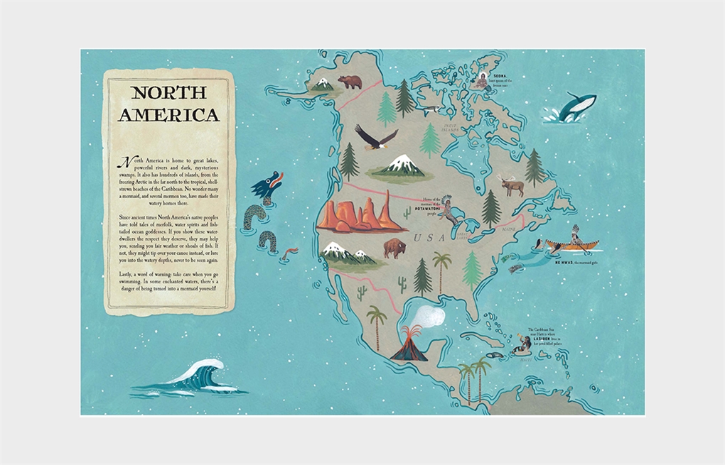 The Mermaid Atlas, Merfolk of the World by Anna Claybourne ...