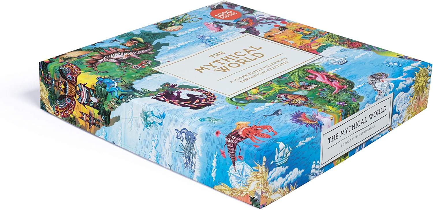 The Mythical World - Puzzle - Filled with Fantastical Creatures, 1000 ...