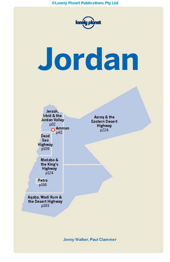 Jordan, Lonely Planet Travel Guide : 10th Edition by Lonely Planet ...