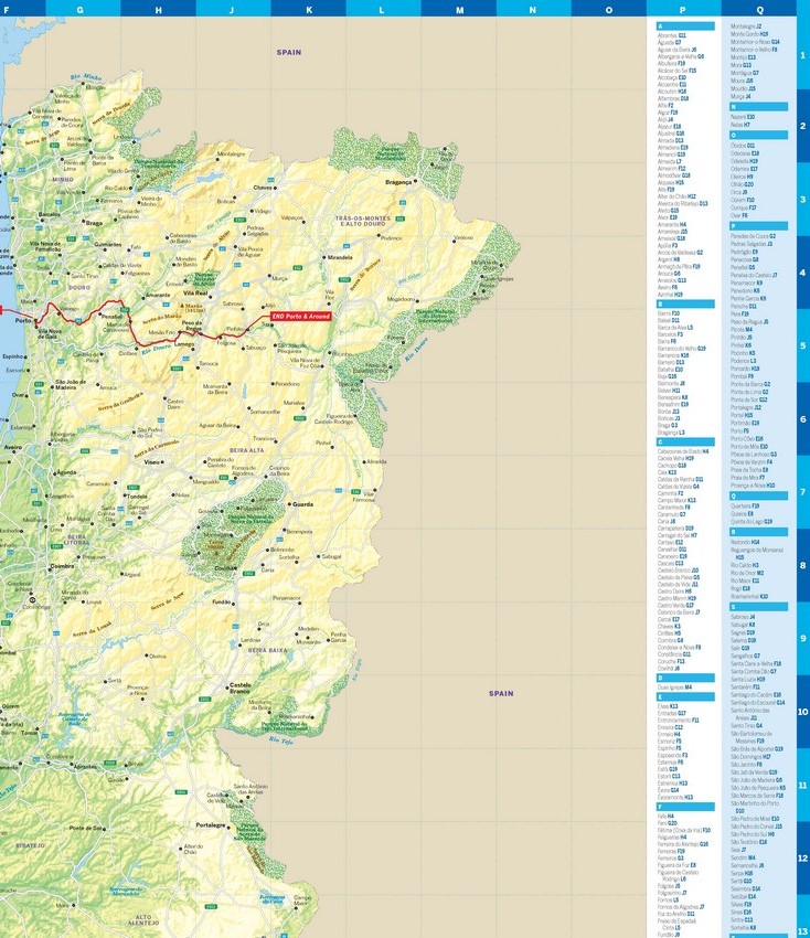 Portugal Planning Map, Lonely Planet Travel Guide : 1st Edition by ...