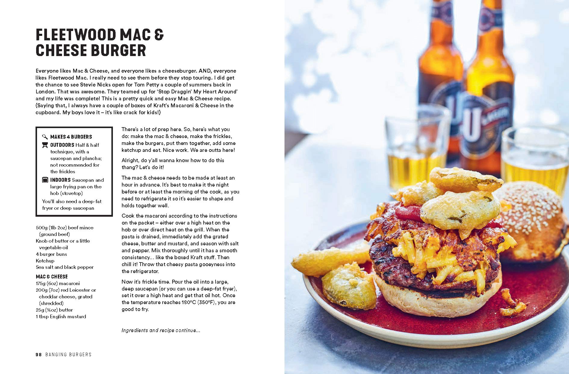 The Burger Book, Banging burgers, sides and sauces to cook indoors and ...