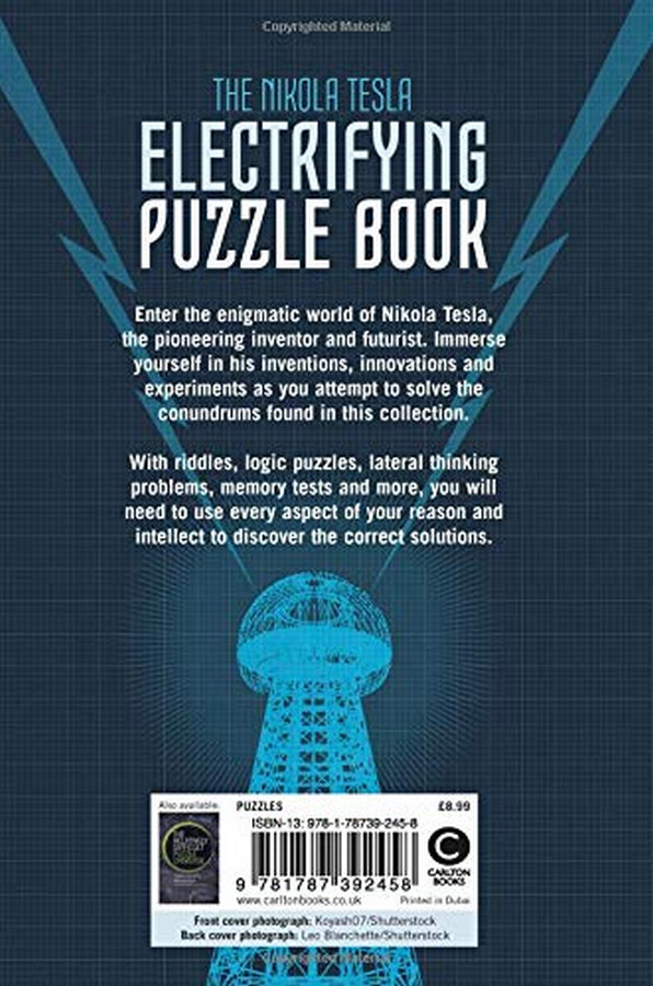 The Nikola Tesla Electrifying Puzzle Book, Puzzles Inspired by the ...